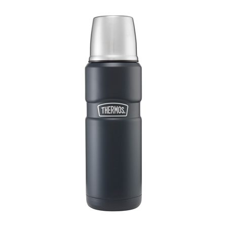 Thermos - Stainless Steel King Flask Matte Blue 0.47Ltr only £18.40