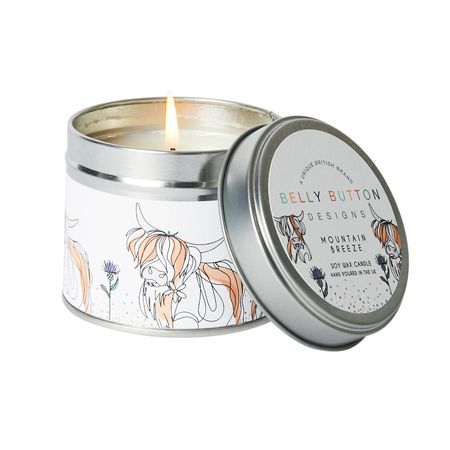 Belly Button Designs - Candles - Highland Cow only £13.99
