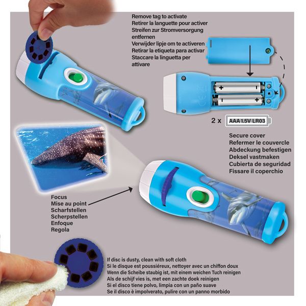 Shark Torch & Projector only £6.50