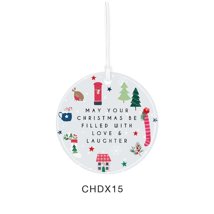 Belly Button Designs - Decoration Ditsy Christmas only £4.99