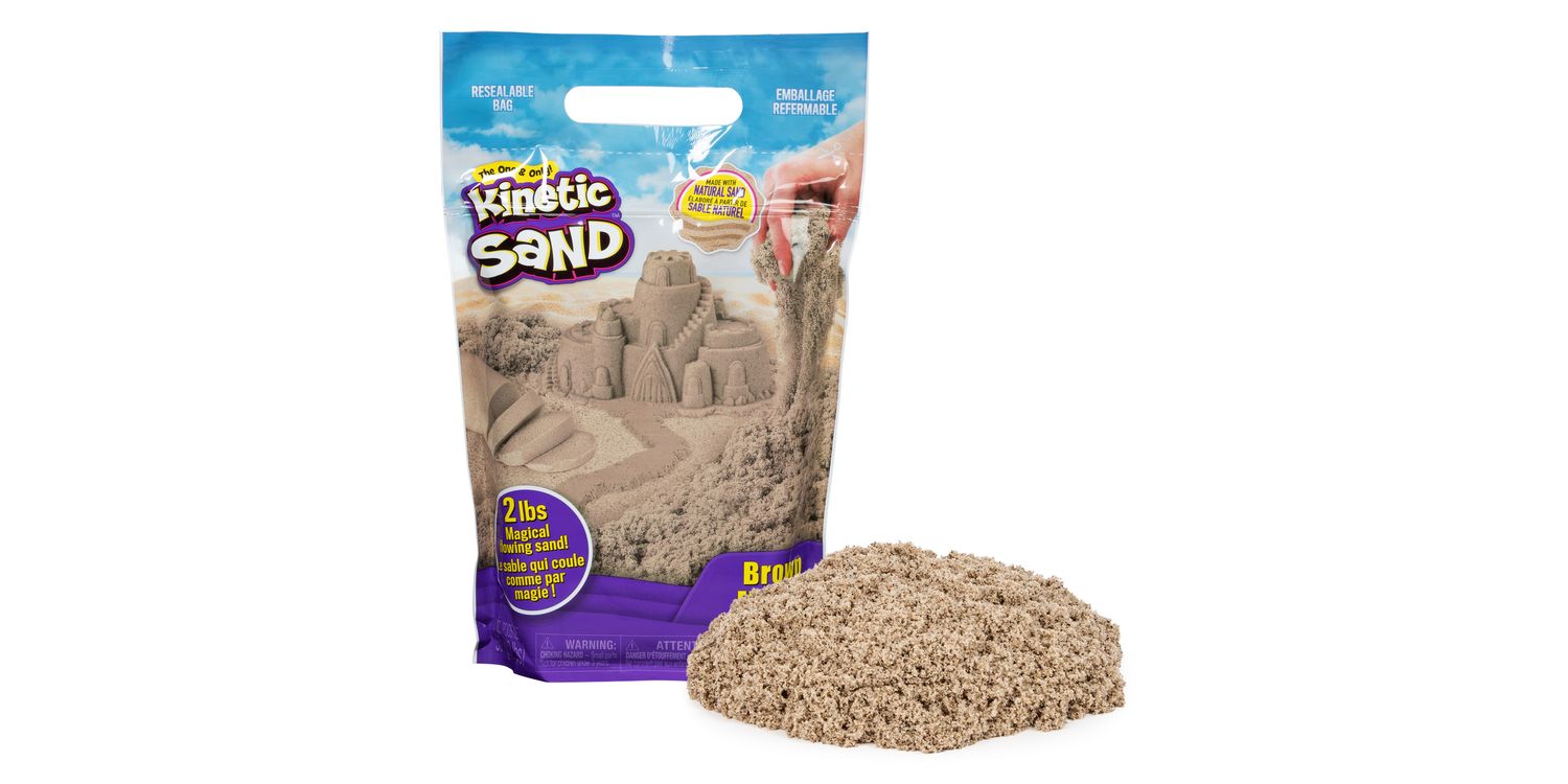 Kinetic Sand - 2lb Brown Sand Bag only £9.99