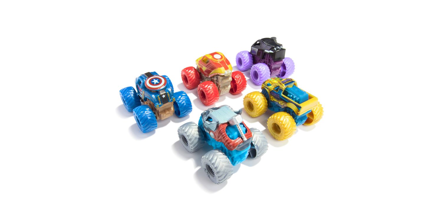 Monster Jam - Marvel Mini 5 pack only £9.99