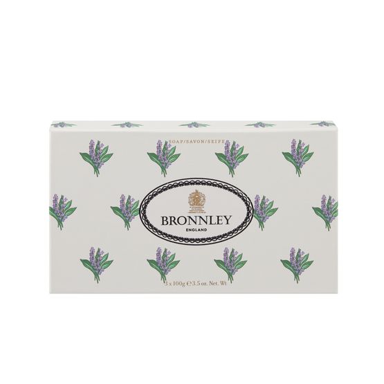 Bronnley Lavender Soap Gift Set (Box of 3) only £24.00